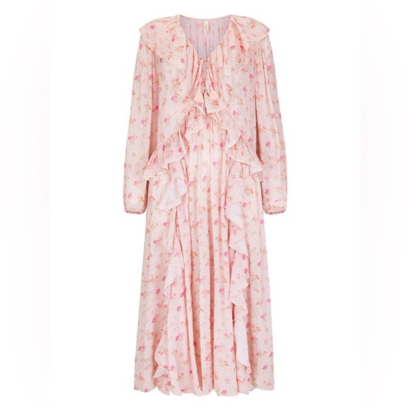Spell | Dresses | Spell Fleur Gown In Pink Champagne | Poshmark